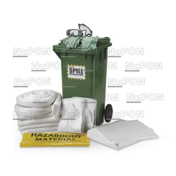 120 Litre Dispenser Spill Kit Cart – Oil Only | NuPon PPE Solutions