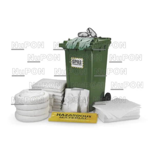 240 Litre Dispenser Spill Kit Cart – Oil Only | NuPon PPE Solutions